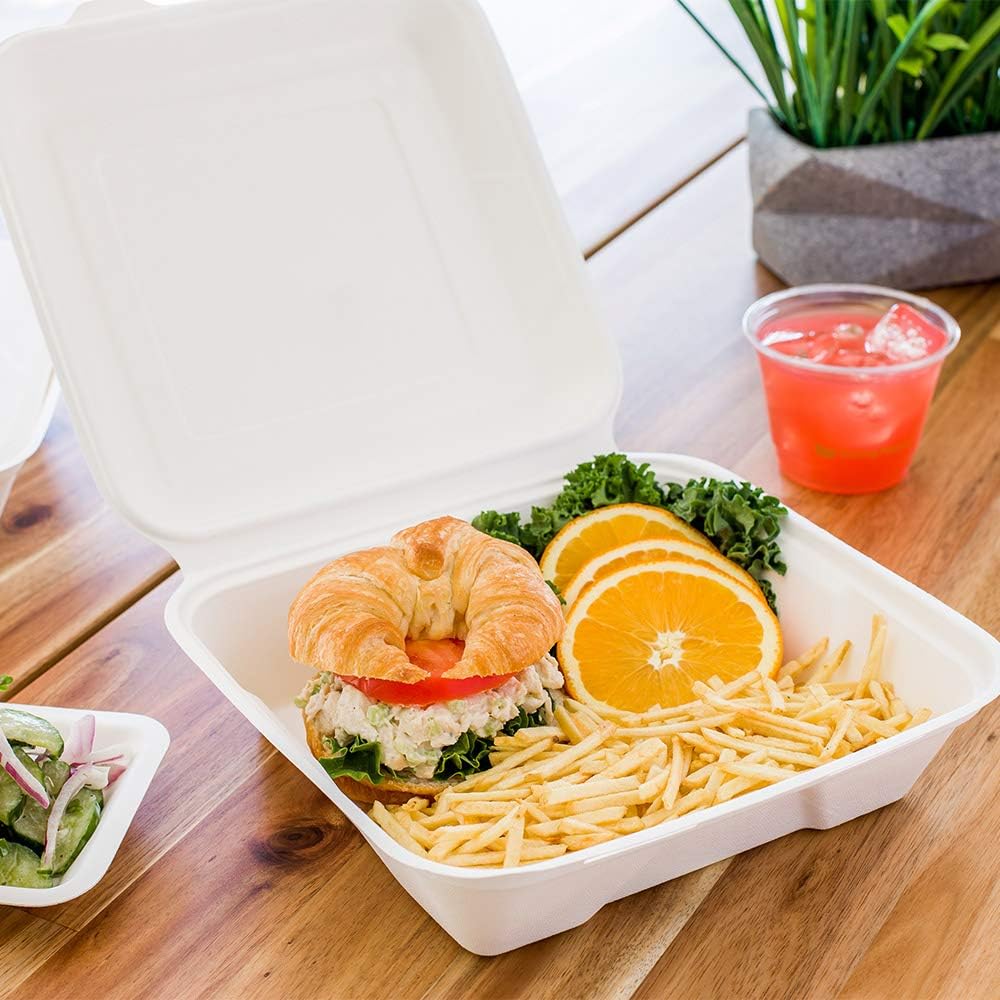 Wholesale Eco-Friendly Take-Out Food Containers Reduce Microplastic