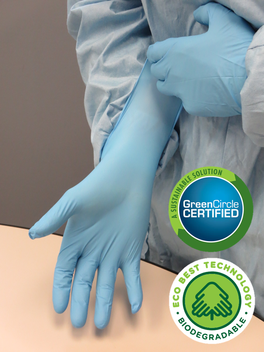 Showa® 7502PF Accelerator-Free EBT Nitrile Gloves | Biodegradable – MDS ...