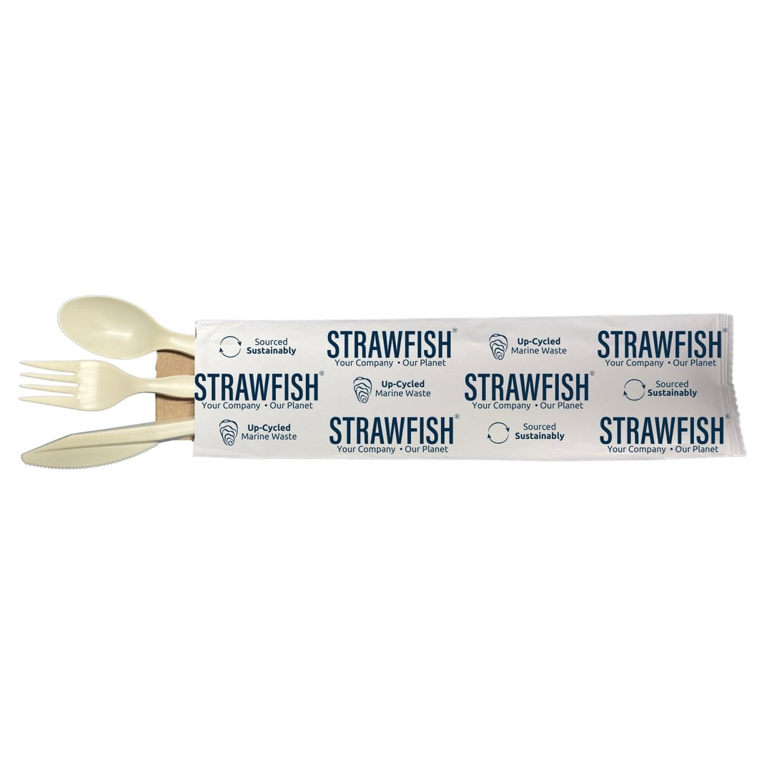 Landfill Friendly StrawFish® Bio-Based Straws, Stirrs & Utensils